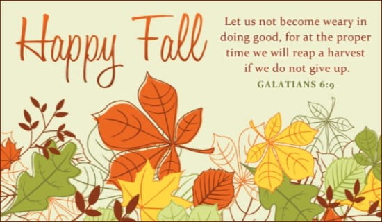 Happy Fall eCard - Free Autumn Cards Online