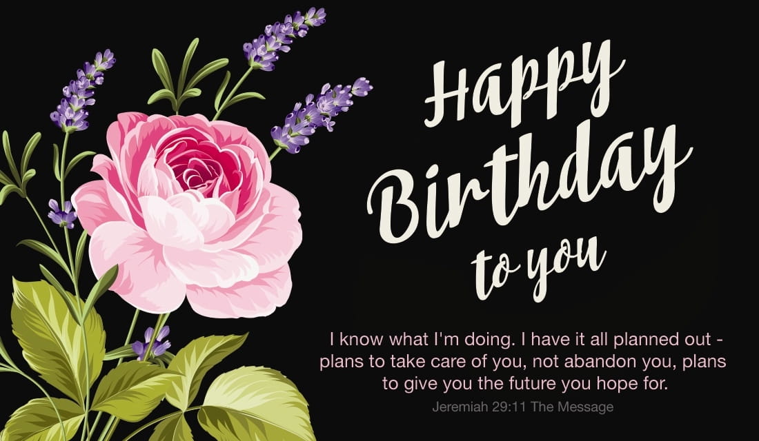 Free Happy Birthday Jeremiah 29 11 MSG ECard EMail Free 