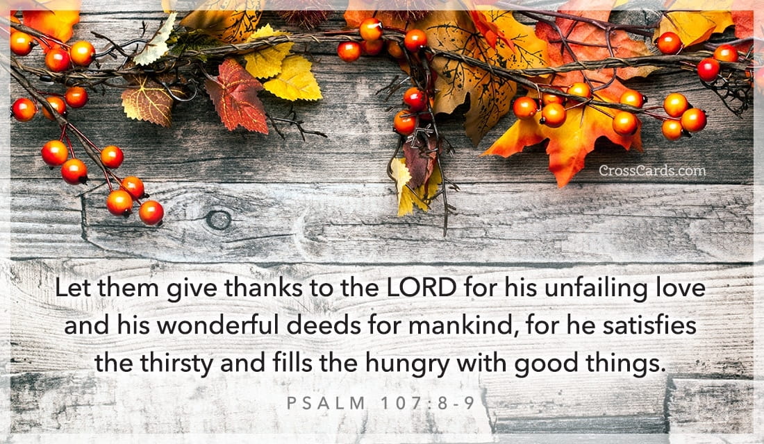 Free Psalm 107 8 9 ECard EMail Free Personalized Scripture ECards Online