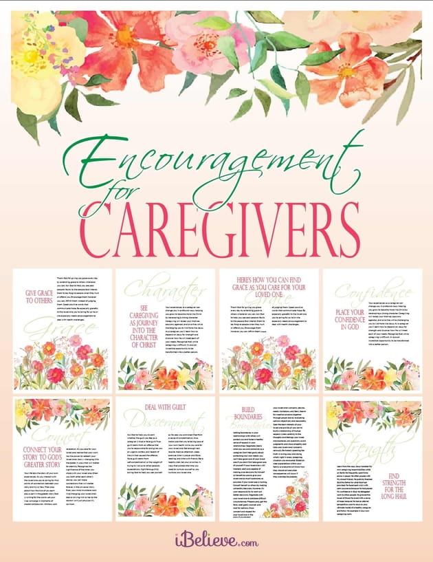 Encouragement for Caregivers Printable - Download Free