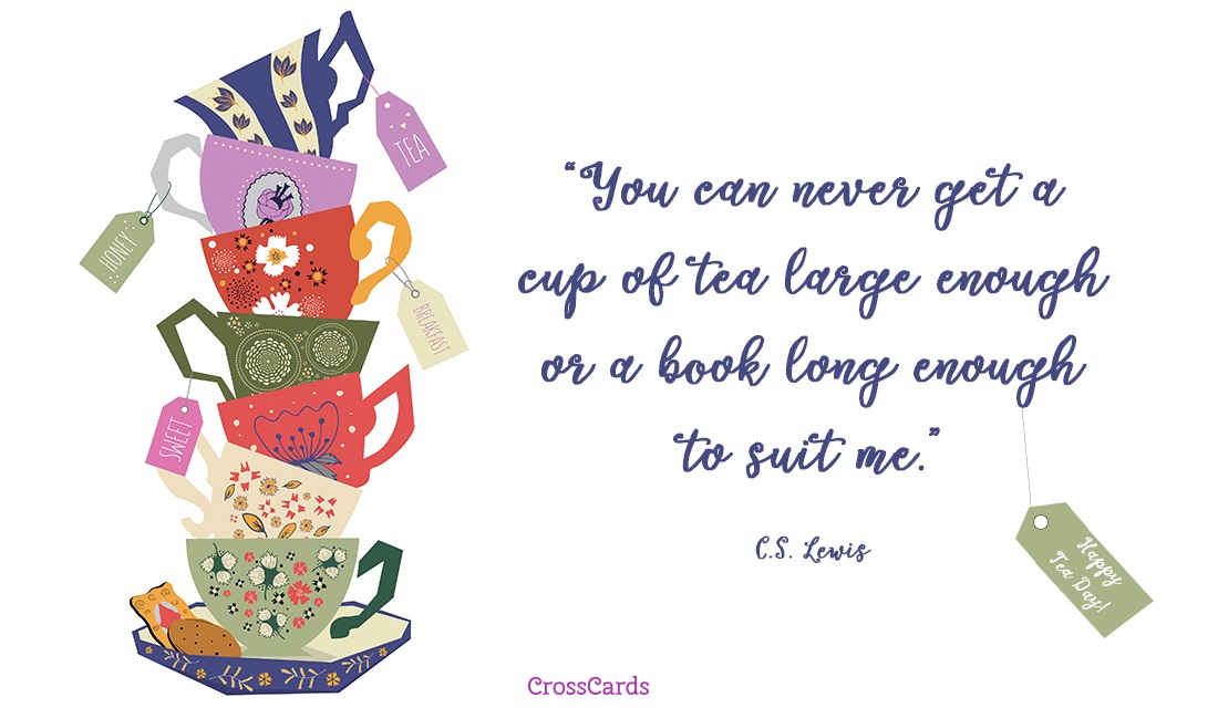 Free Happy Tea Day! (4/21) eCard - eMail Free Personalized April Cards ...