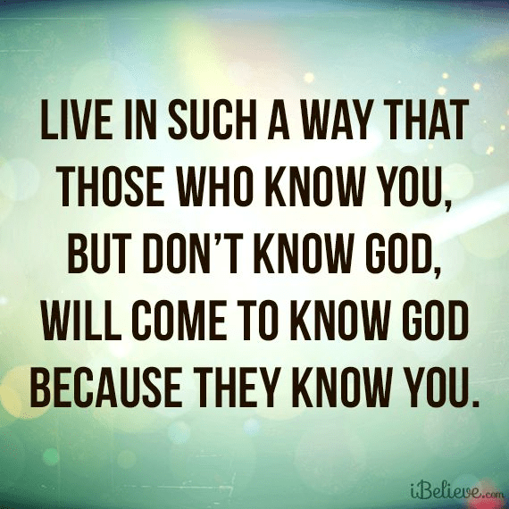 Are You a Living Example??? | thosewhowaituponthelord